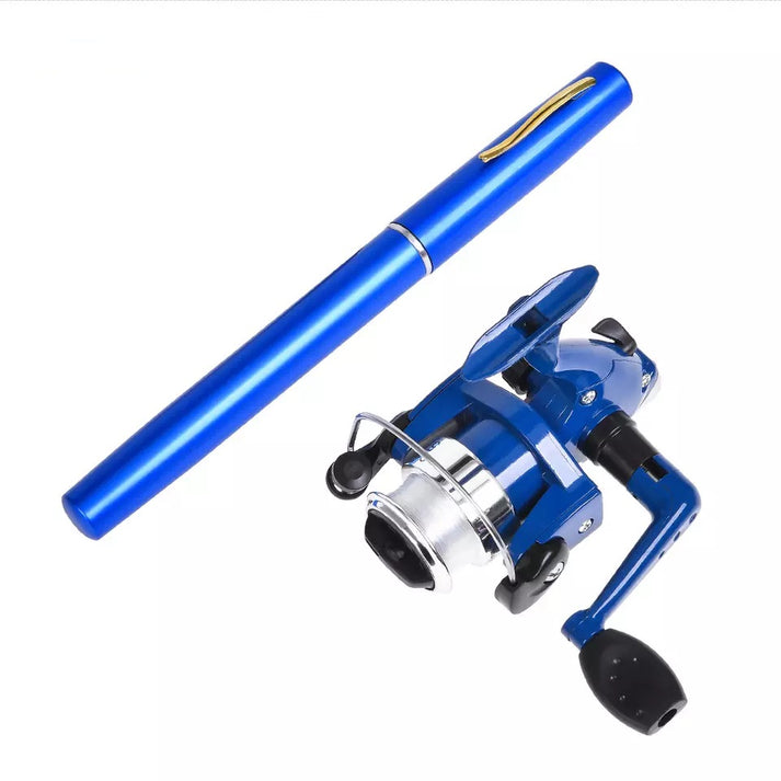 Fishing Rod and Reel Pen Combo Blue – Fishman Supplies